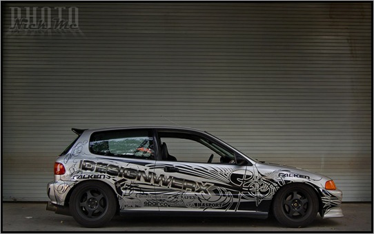EG6 body graphic | JDM RACING BLOG